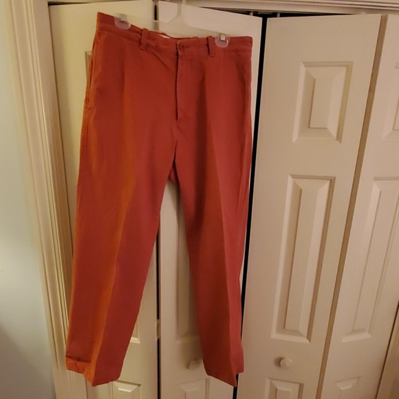 J. Crew | Pants | Mens J Crew Red Khakis | Poshmark